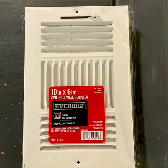 Other | Nib Ceiling And Wall Register 1x6 | Poshmark